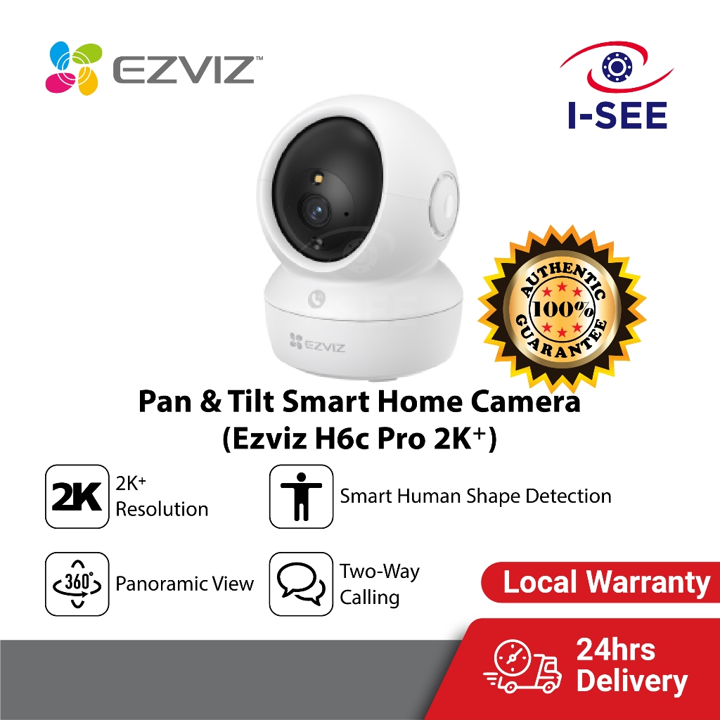 [Authentic] Ezviz H6c Pro 2K+ 4mp / H6 3K 5mp Wifi Security CCTV Camera ...