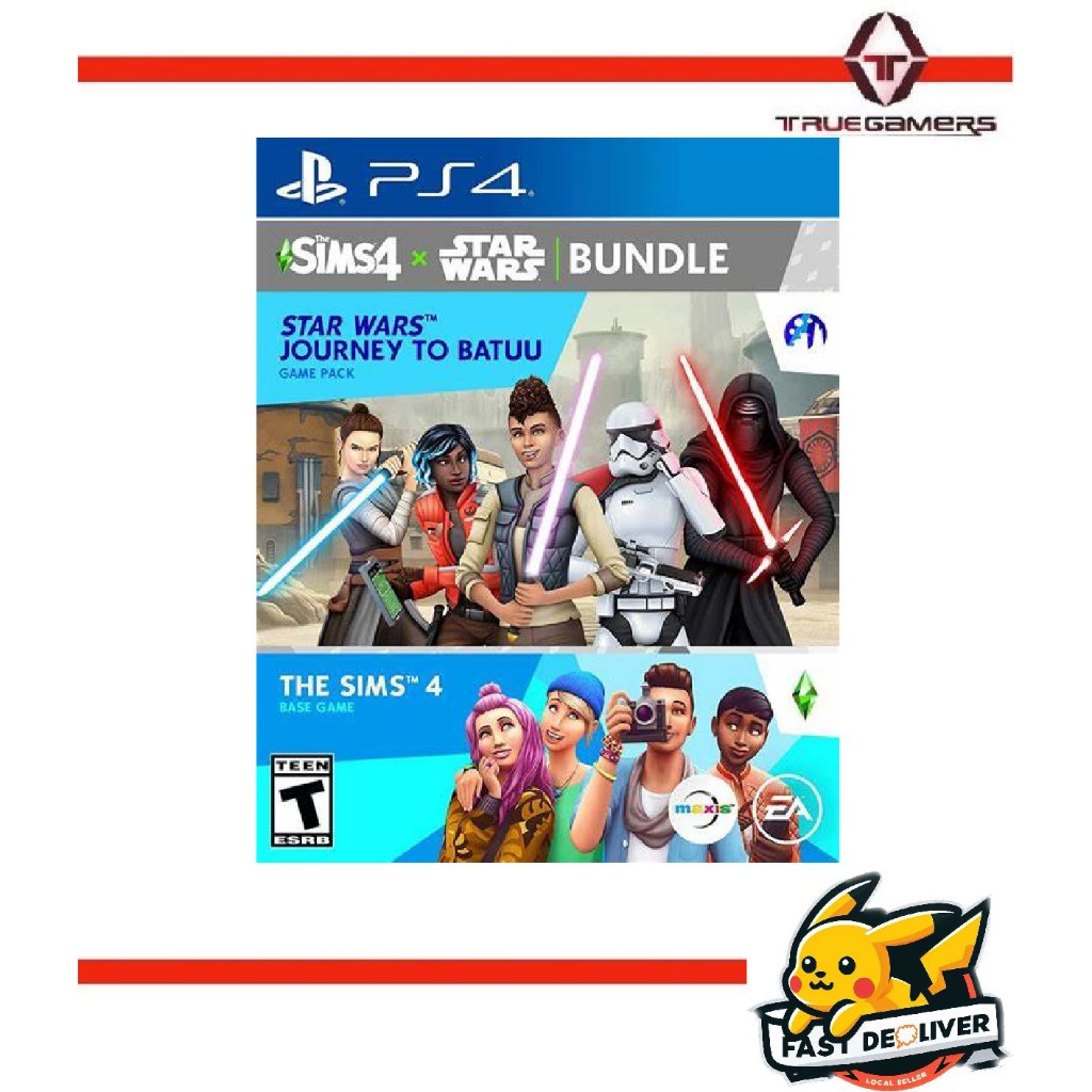 PS4 The Sims 4 Base Game + Star Wars Journey to Batuu GAME PACK R2 ...