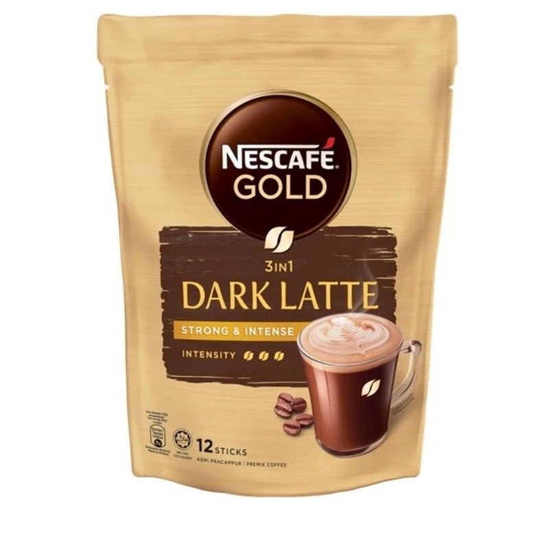 Nescafé Gold Americano/Cafe White (2in1) Creamy Latte/Dark Latte (3in1 ...