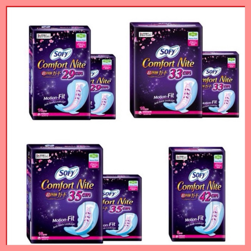 Sofy Body Fit Night Slim Wing (29cm/ 33cm/ 35.5cm/ 42.5cm) | Shopee Malaysia