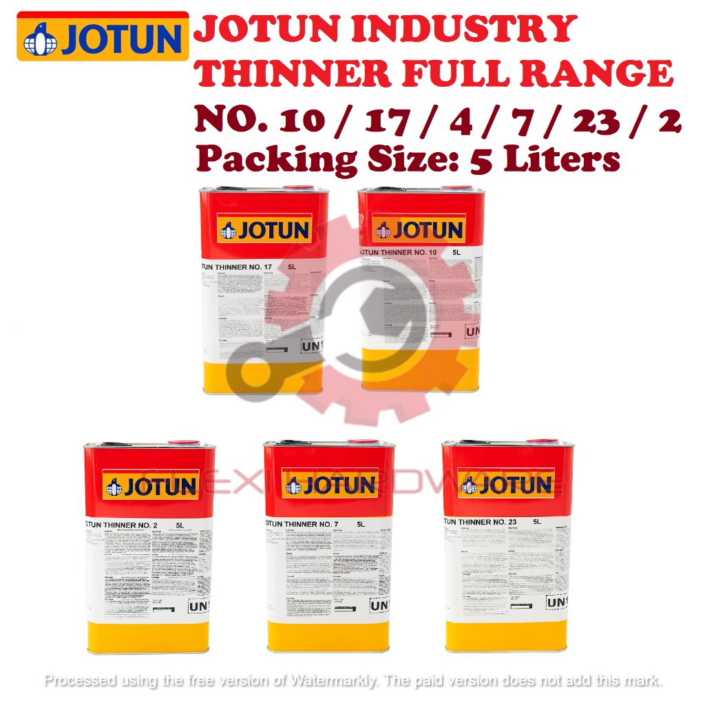 [100% ORIGINAL] JOTUN INDUSTRY THINNER NO.17 NO.10 NO.2 NO.4 NO.7 NO.23 ...