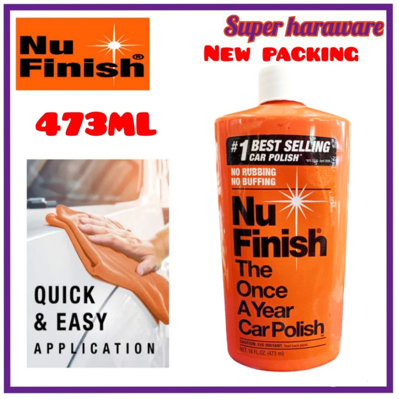 NU FINISH CAR POLISH (MADE IN USA) 473ML/ CAR WAX POLISHING / POLISH ...