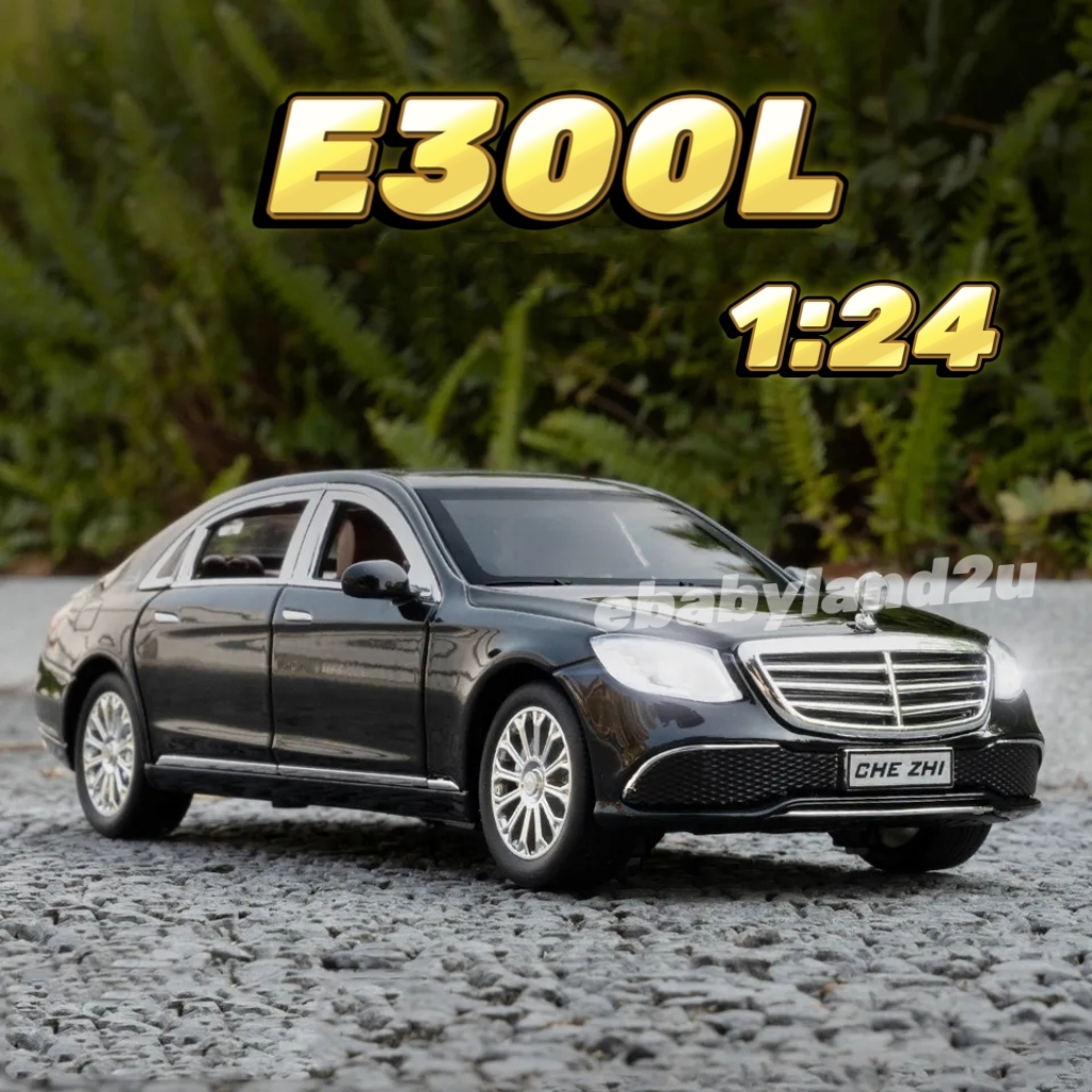 Die Cast 1:24 Benz E300L With Lights And Sound Diecast Vehicle Models Collection | Shopee Malaysia