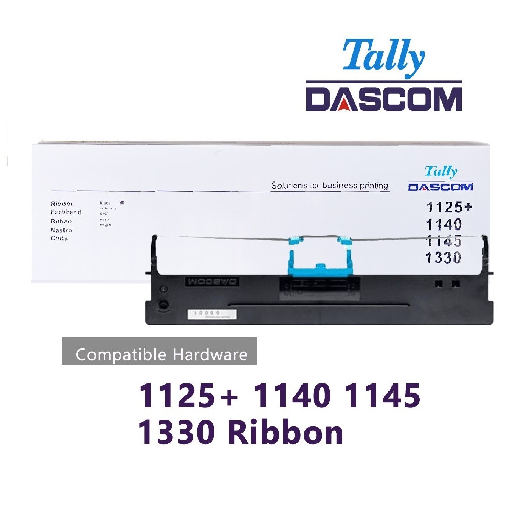 Compatilbe Tally Dascom 1145 99007 DS1920 DS1930 DS600 1125+ 1140 1330 Ribbon Black Printer ...