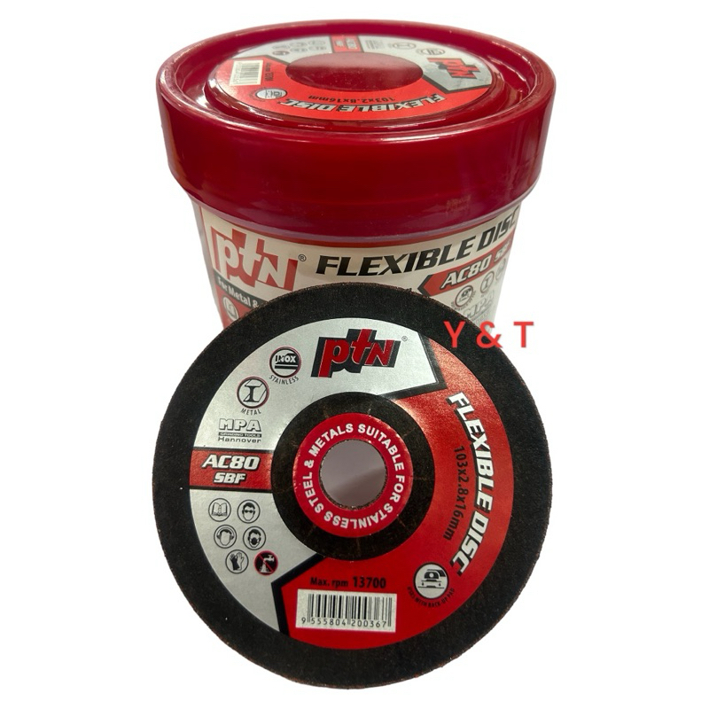 PTN 4" FLEXIBLE DISC @AC80 SBF (FOR MENTAL & STAINLESS STEEL) | Shopee Malaysia