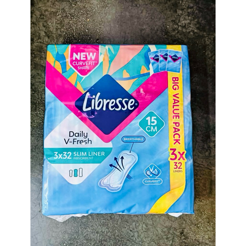 Libresse Slim Pantyliner 3x32 (15CM) | Shopee Malaysia