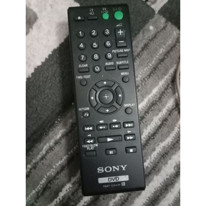 SONY DVD PLAYER REMOTE CONTROL RMT-D197P ORIGINAL | Shopee Malaysia
