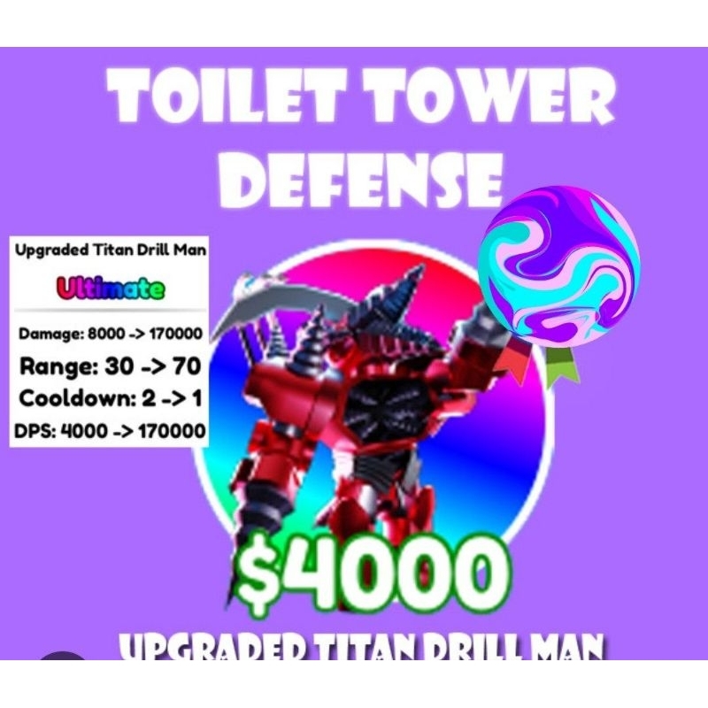Toilet Tower Defense UTDM rare collection | Shopee Malaysia