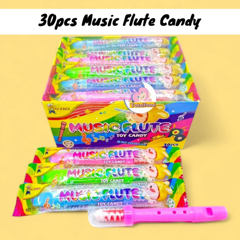 30pcs Ali Music Flute Toy Candy lollipop fruits Flavour | Shopee Malaysia