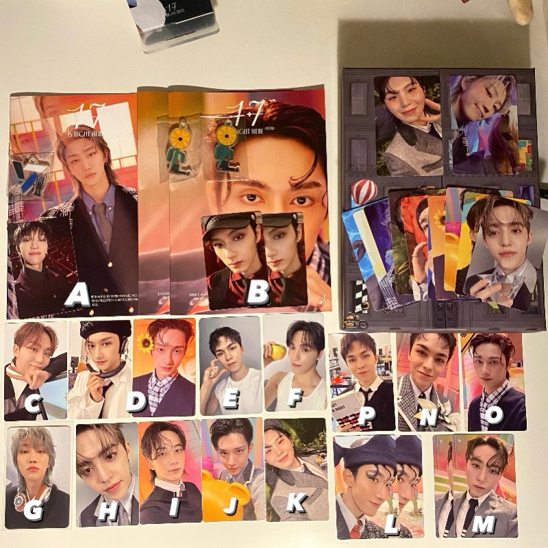 SEVENTEEN PHOTOCARDS OFFICIAL BEST ALBUM | Shopee Malaysia