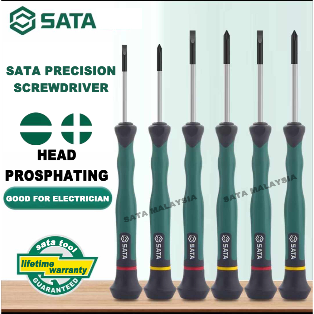 SATA Precision Screwdriver Series Slotted Screwdriver Phillips ...