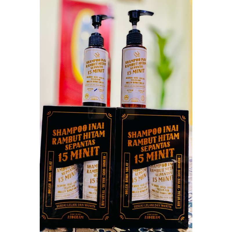 SHAMPOO INAI RAMBUT HITAM SEPANTAS 15 minit | Shopee Malaysia