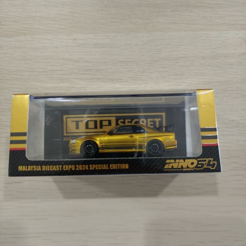 Inno64 Nissan Skyline GT-R (R34) "Top Secret" Tokyo Auto Salon 2024 MDX ...