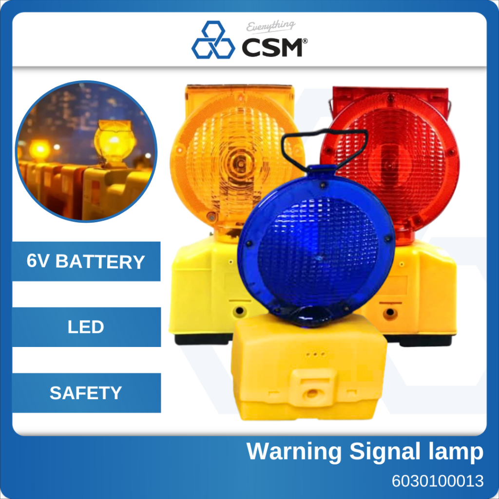 Flashing Light Blinker Yellow Red Blue Traffic Warning Light Barricade ...