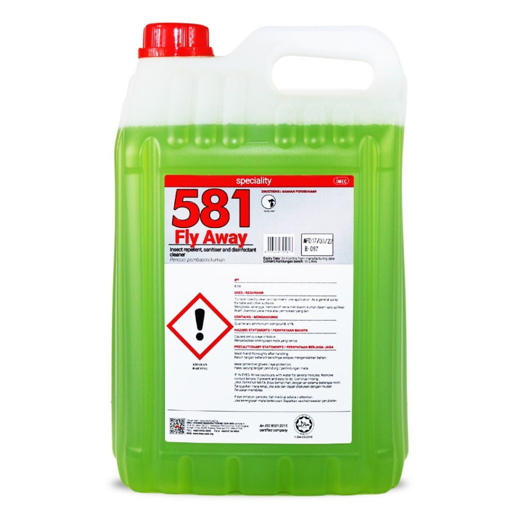 100-581-C 3 in 1 Insect Repellent, Sanitizer & Disinfectant Cleaner ...