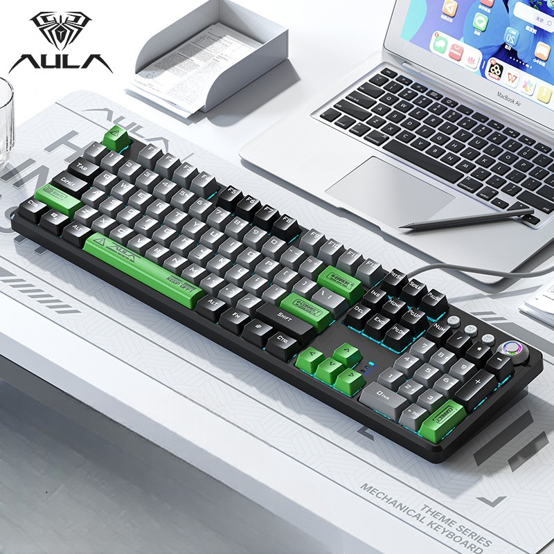 AULA F2088 Mechanical Gaming Keyboard F2058 Wrist Rest RGB Lighting ...