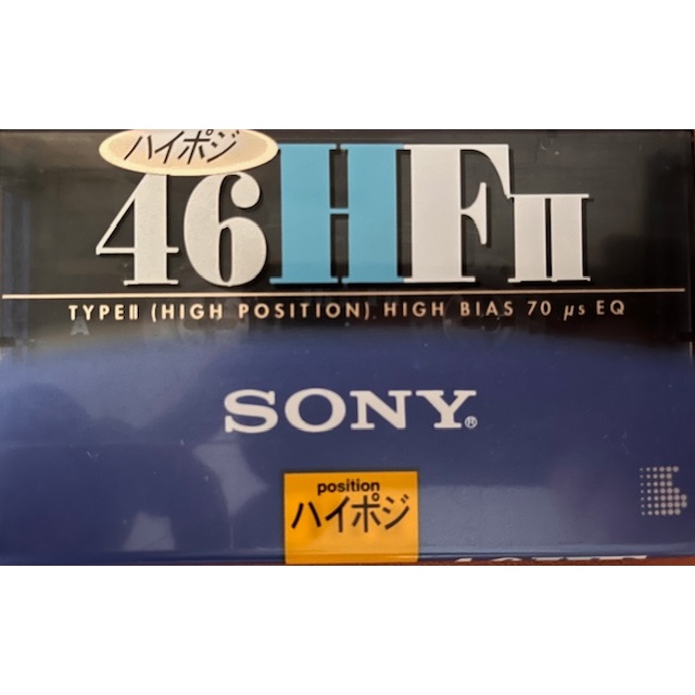SONY HF II 46 Chrome Cassette Tape | Shopee Malaysia