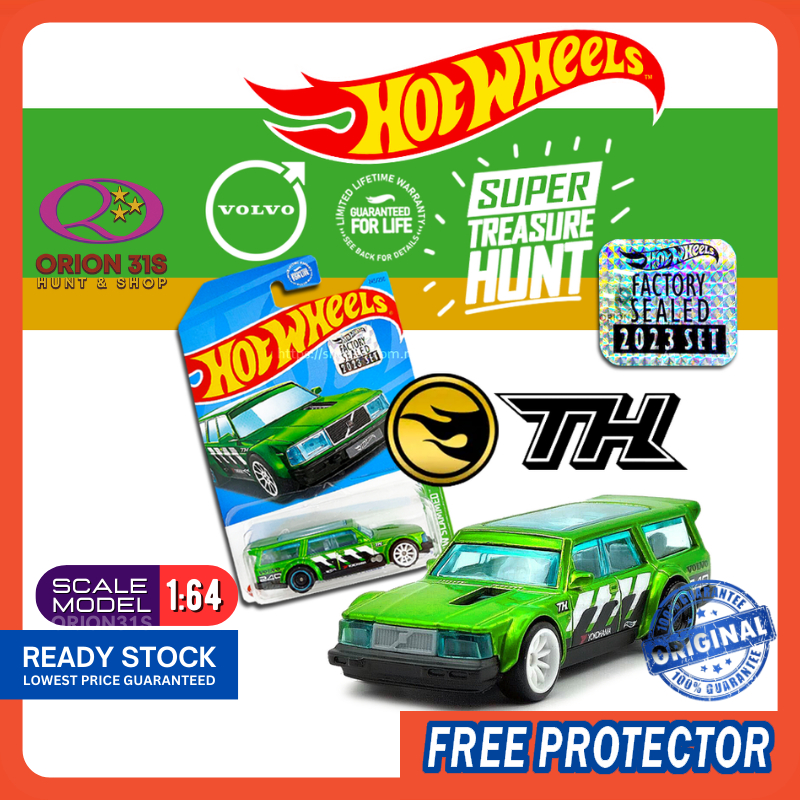 Hot Wheels Factory Sealed 2023 Super Treasure Hunt Volvo 240 Drift ...