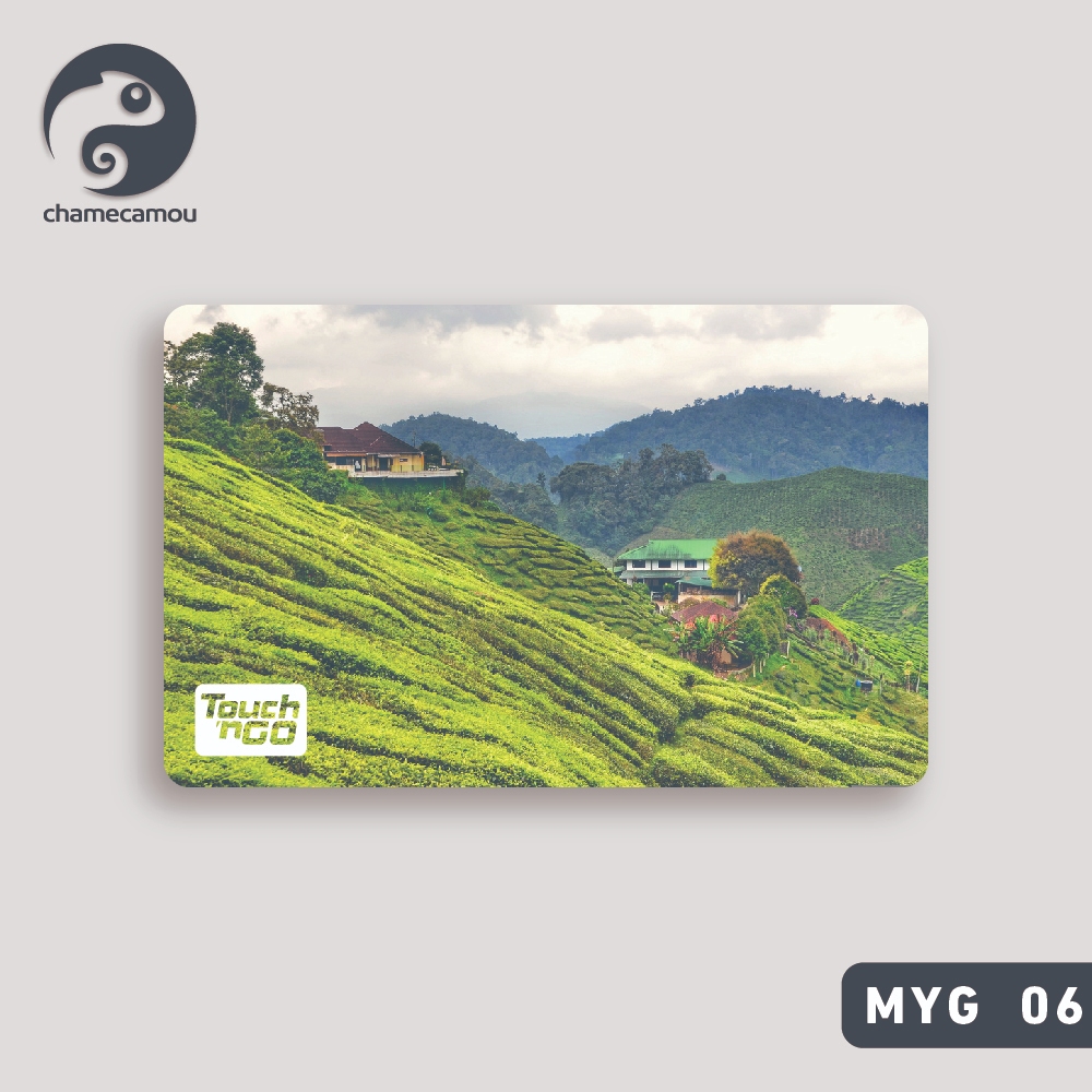 Malaysia Greenery Landscape - Sticker For Touch n Go Card TnG NFC ...