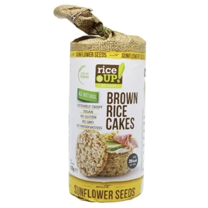 RICE UP Brown Rice Cakes - Sunflower Seeds | 120g | Shopee Malaysia