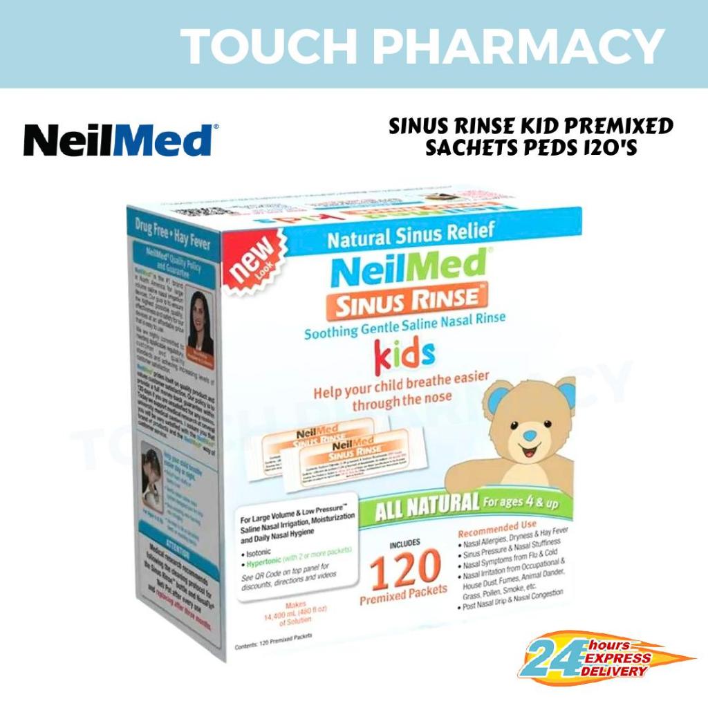 NEILMED Sinus Rinse Kids Premixed Sachets Peds 120's/BOX | Shopee Malaysia