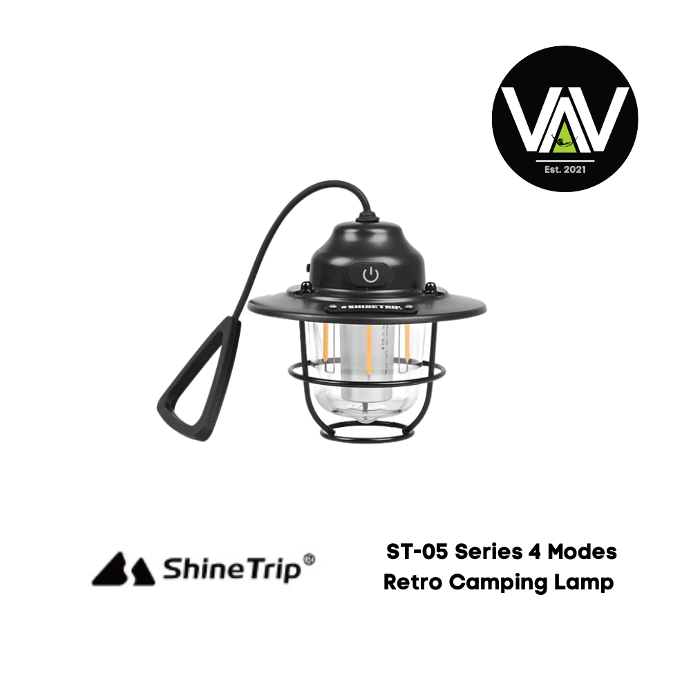SHINETRIP 05 Series Outdoor Camping Retro Lamp with 4 Modes 1200 mAh ...