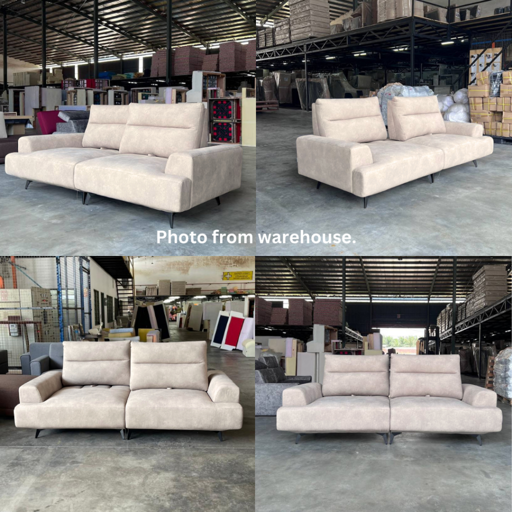 Kfurniture Lester 3,2 Seater L Shape Sofa Push Back / Fabric Velvet ...