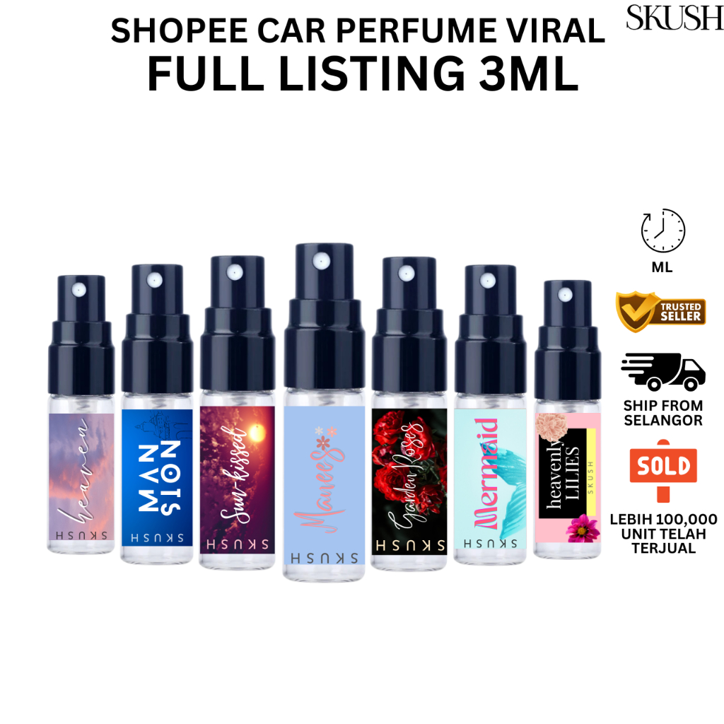 [ FULL LISTING ] 3ML Perfume For Women Man Viral Grade Parfum ( GRADE ...