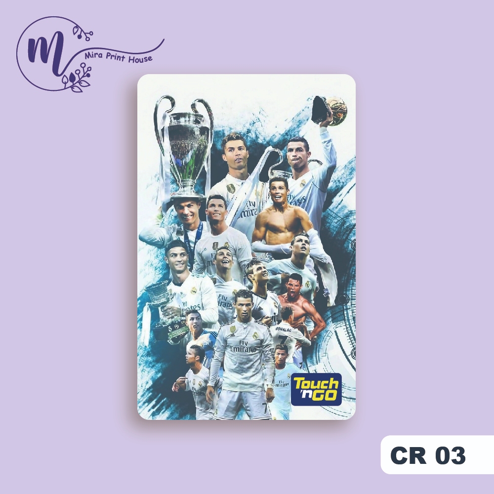 CRISTIANO RONALDO - Sticker For Touch n Go Card (Waterproof, High ...