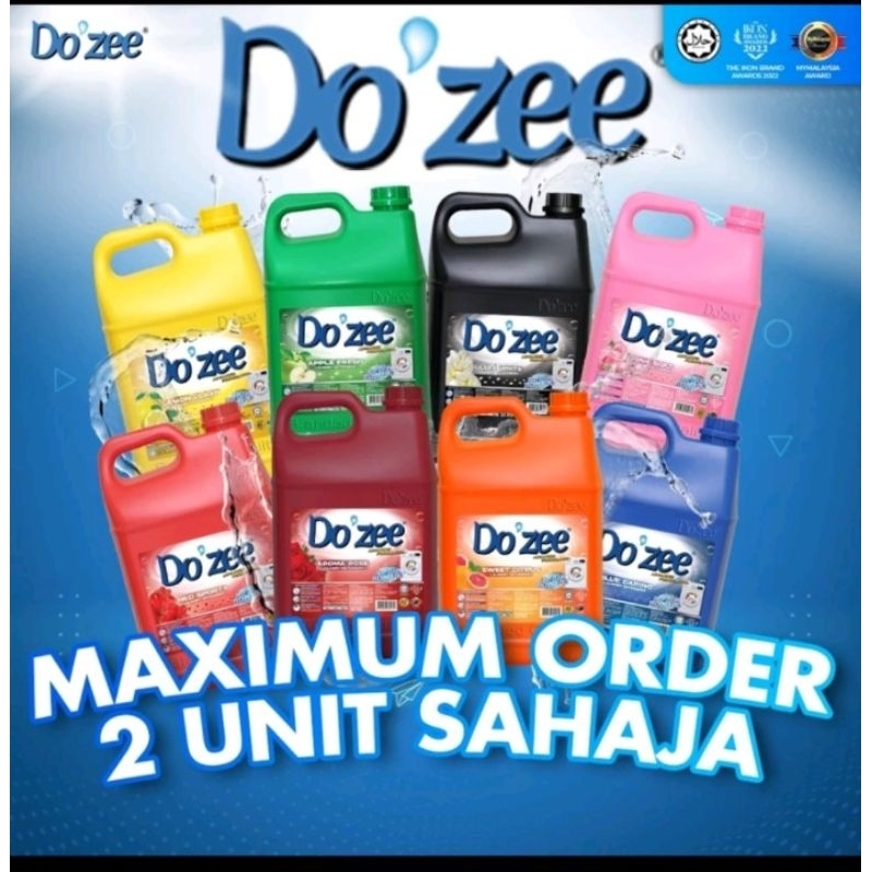 SABUN PENCUCI PAKAIAN DO'ZEE/SABUN BASUH BAJU HALAL JAKIM 10KG | Shopee ...