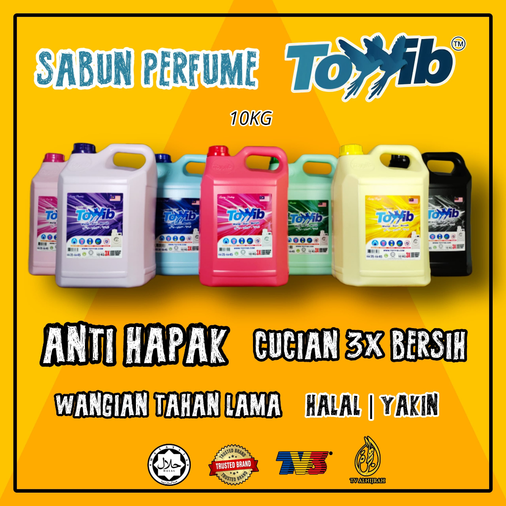 Sabun Toyyib / Anti Hapak / Bersih 3X Ganda / Wangian Perfume Tahan ...