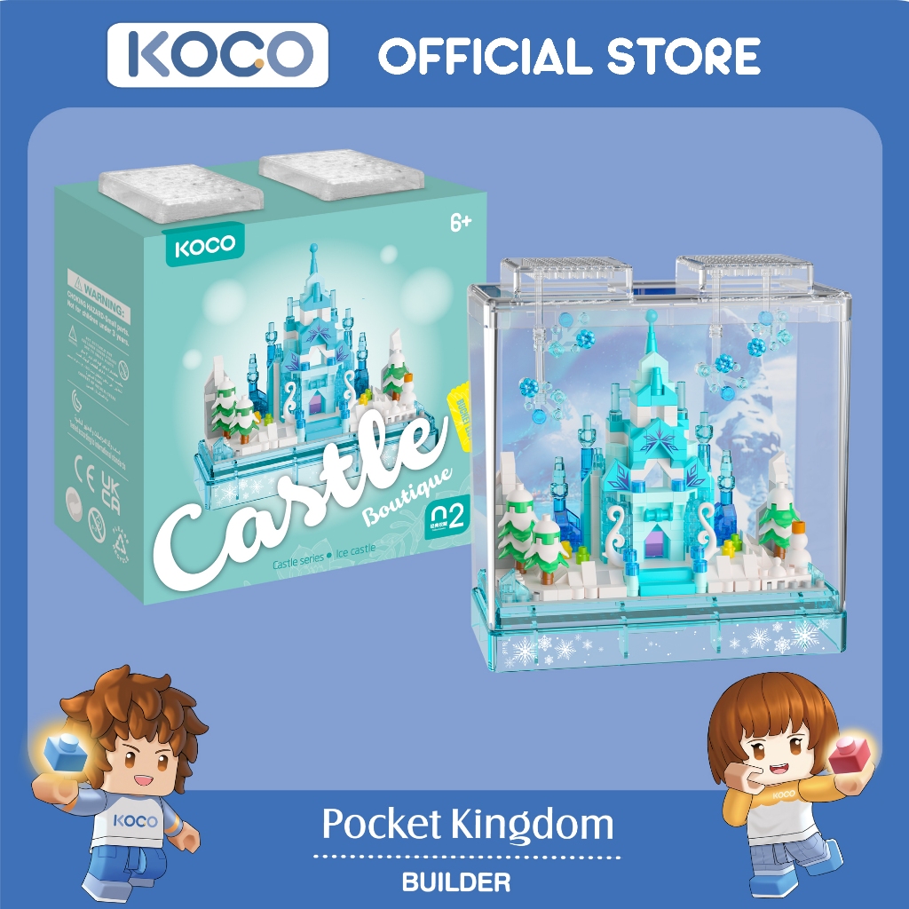 KOCO Castle Boutique Ice and Snow With Case 381pcs (KC02075) Micro Mini ...