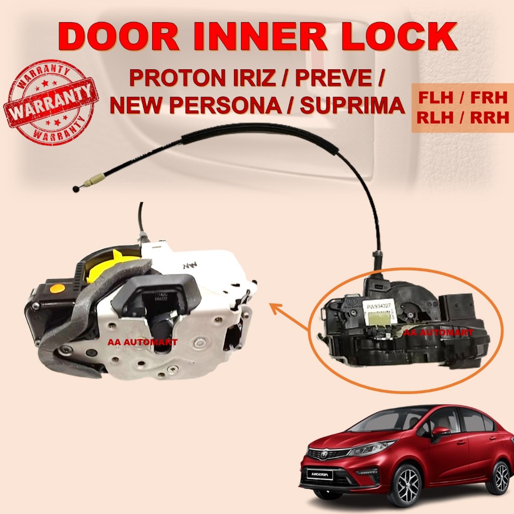 ORIGINAL PROTON PREVE IRIZ SUPRIMA NEW PERSONA ACTUATOR DOOR INNER LOCK ...