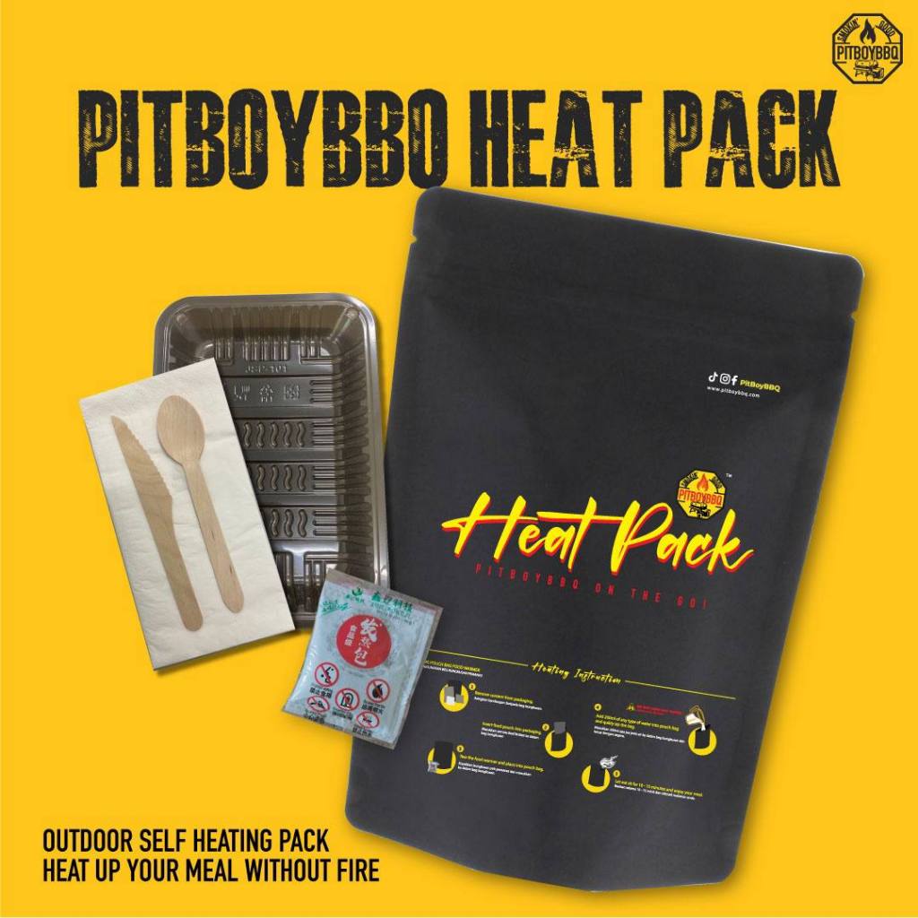 PITBOYBBQ Heating Pack / Pek Pemanas Sendiri / Self-heating Pack ...