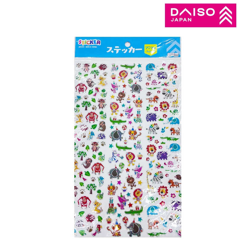 DAISO No-522 Kids Sticker Collection (Animal) | Shopee Malaysia