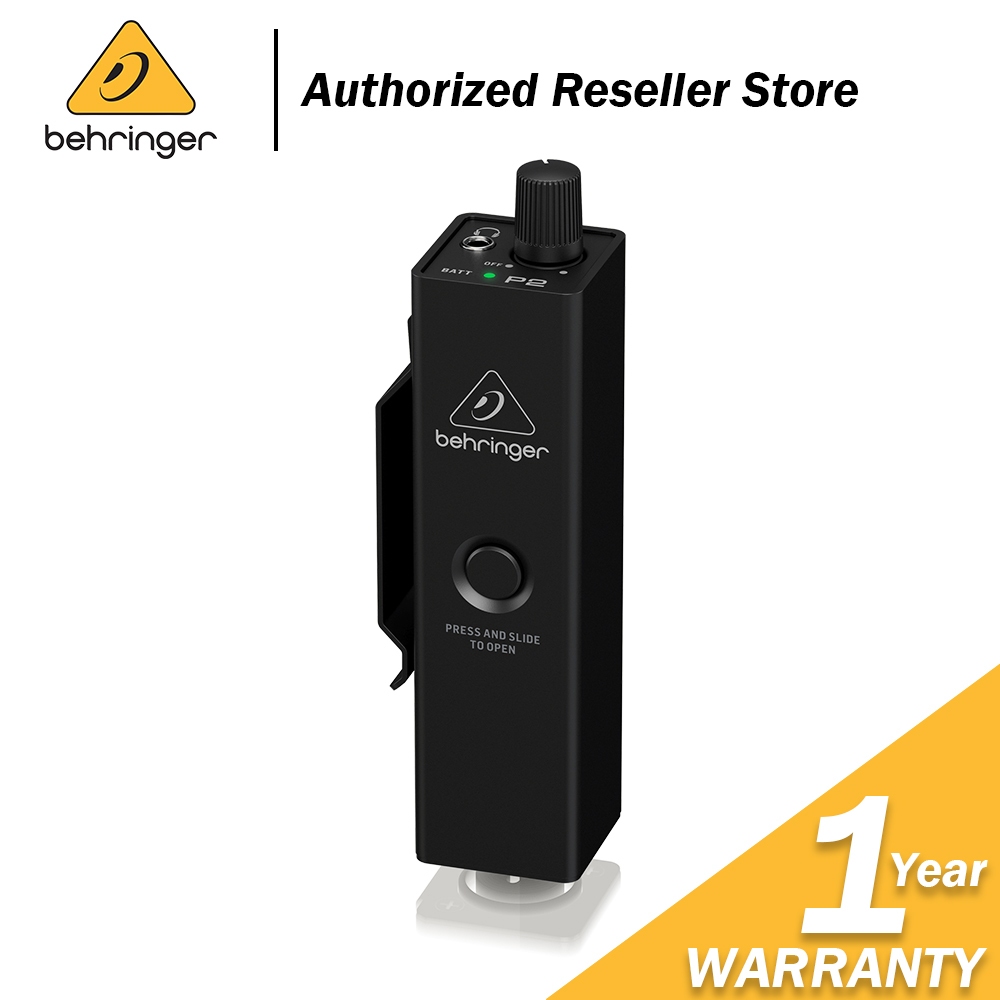 Behringer P2 Ultra-Compact Personal In-Ear Monitor Amplifier (P-2 / P 2 ...