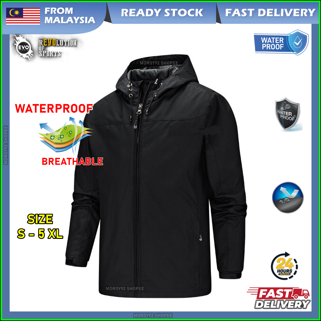 Fast Delivery Ready Stock 🇲🇾🇲🇾 Baju Kalis Waterproof Air Unisex Jacket ...