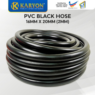Karyon® Durable 16mm Black Hose PVC Hose for Garden, Agriculture, And ...
