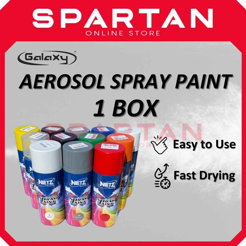 GALAXY [1 Box = 12 Units] 400ml Aerosol Spray Paint Automotive Quality ...