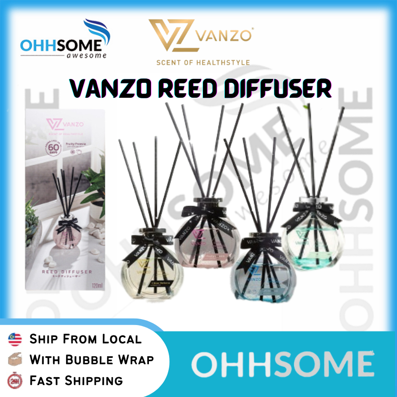 𝗩𝗔𝗡𝗭𝗢 New Essence【Cloud Mist Tea Essence】Reed Diffuser Perfume Pewangi ...