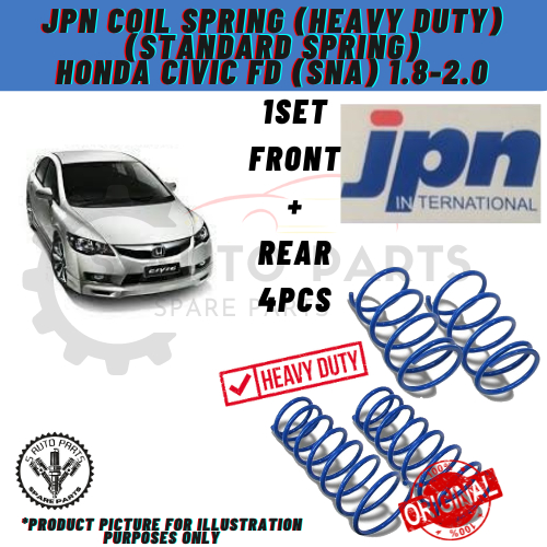 HONDA CIVIC FD (SNA) 1.8-2.0 (FRONT OR REAR ) JPN COIL SPRING (HEAVY ...
