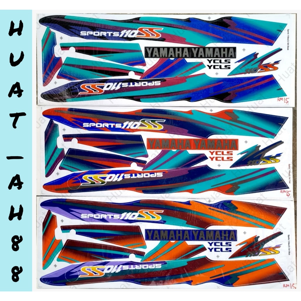 *Body Sticker Stripe / Strike* - Y110 Sports SS110 (3) NEW version ...