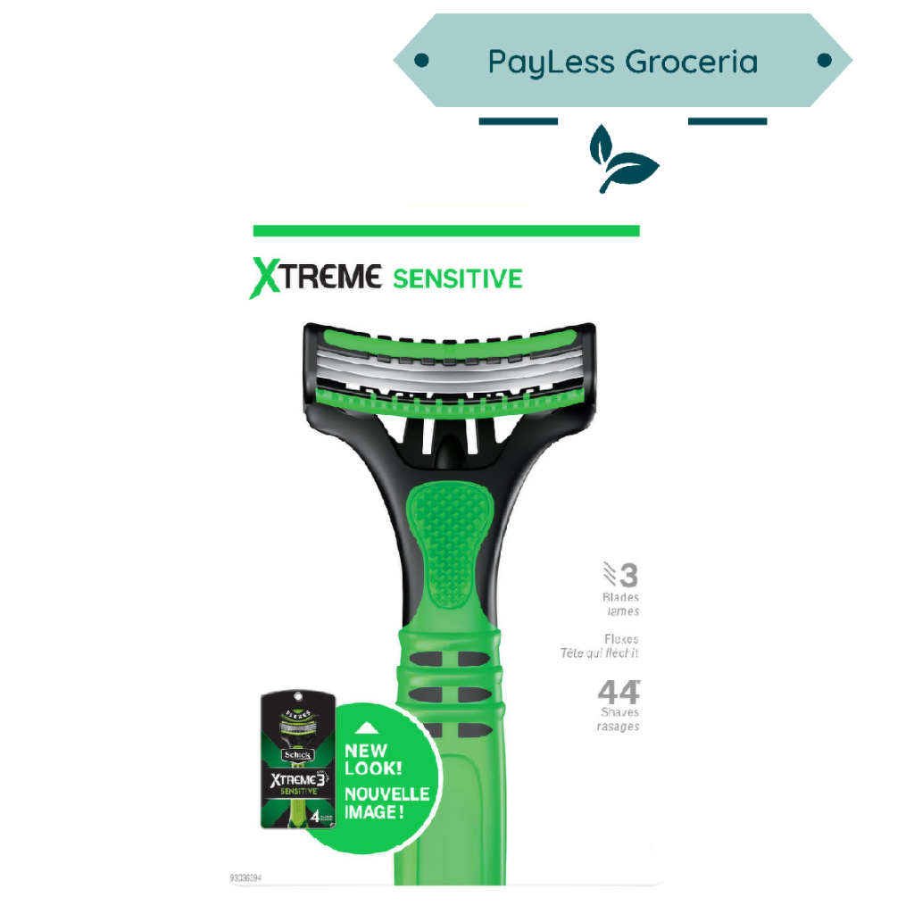 Schick Xtreme 3 Sensitive Men Disposable Razor Pisau Cukur 1's / pcs ...