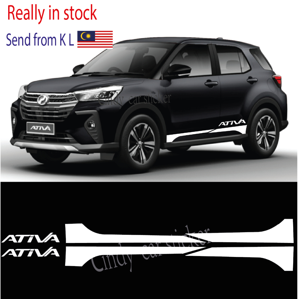 PERODUA ATIVA CAR BODY STICKER SET | Shopee Malaysia