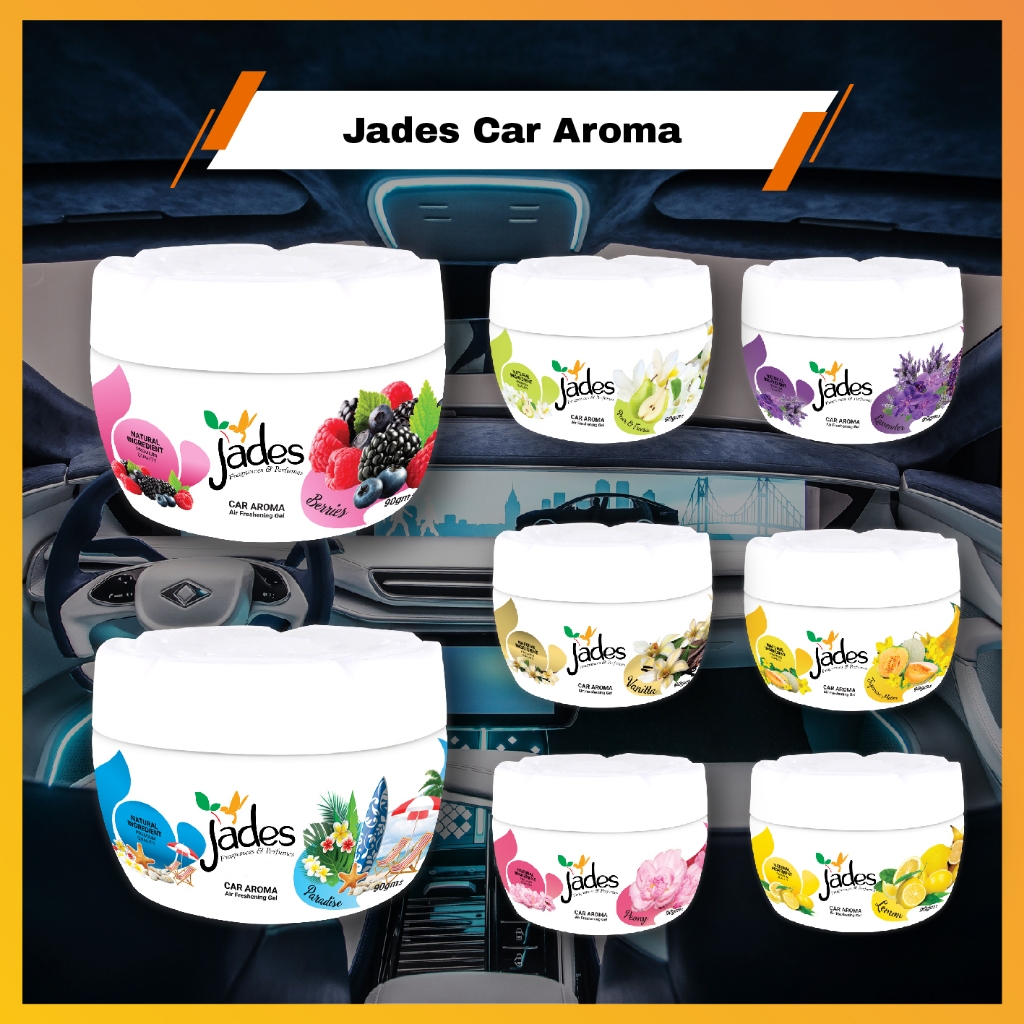 JADES Car Aroma Gel Car Perfume Air Freshener / Deodorizer ( Perfume ...