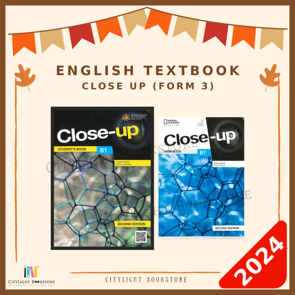 [CITYLIGHT] Textbook: Buku Teks English Form 3 Close-Up | Shopee Malaysia