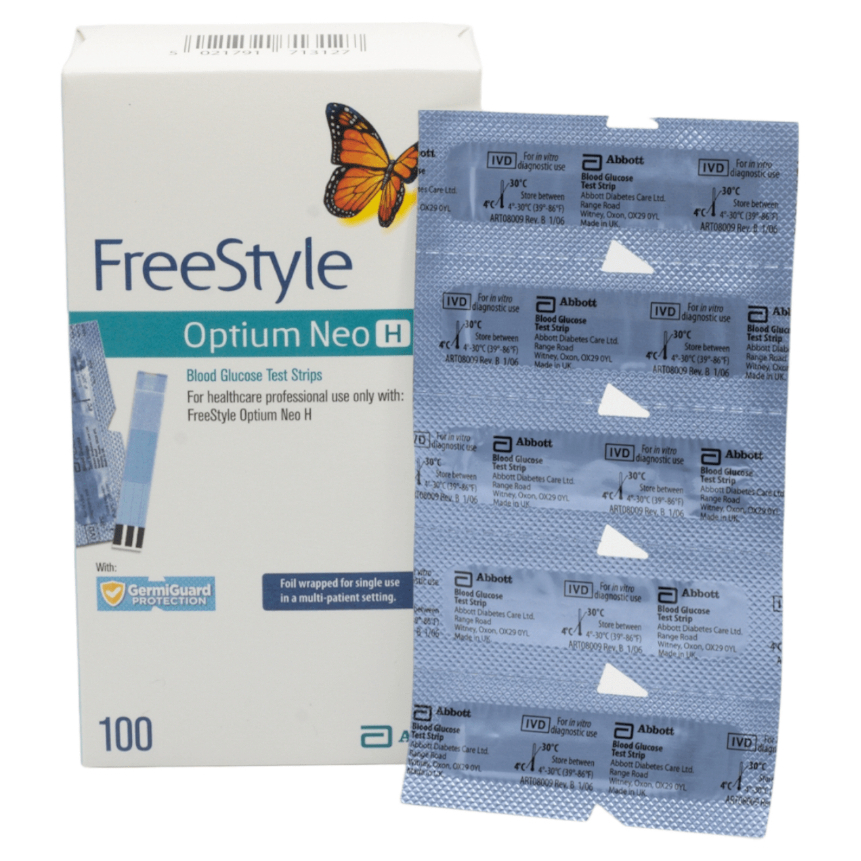 Abbott Freestyle Optium Neo H Strips 100s(EXP JUNE 2025) | Shopee Malaysia
