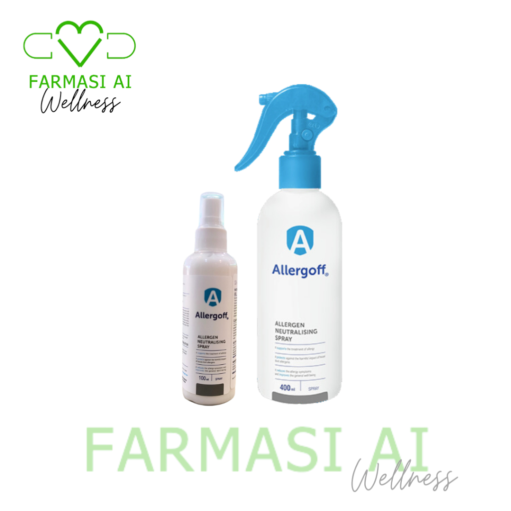 Allergoff Allergen Neutralising Spray 100ml/400ml (Exp date in the ...