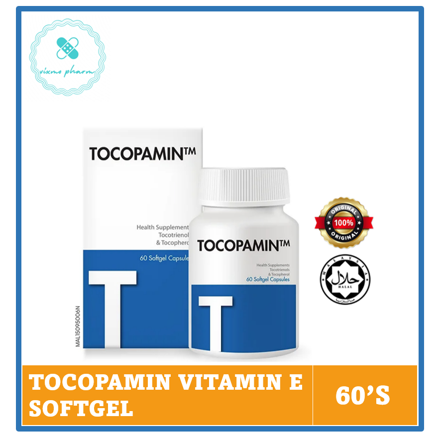TOCOPAMIN ACTIVE FORM VITAMIN E TOCOTRIENOL SOFTGEL (60'S) EXTRACTED ...