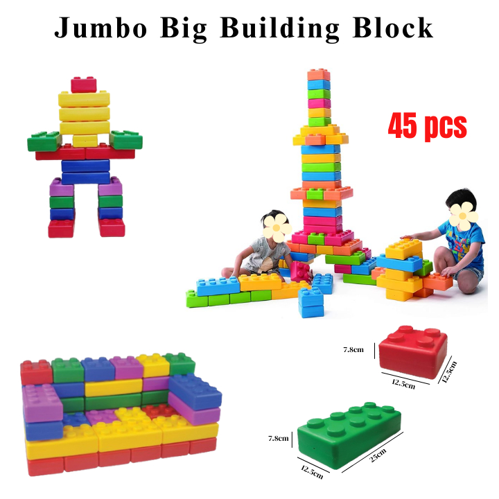 Bricks Me, Jumbo Building Blocks , Blok besar , Giant Blocks for Taska ...